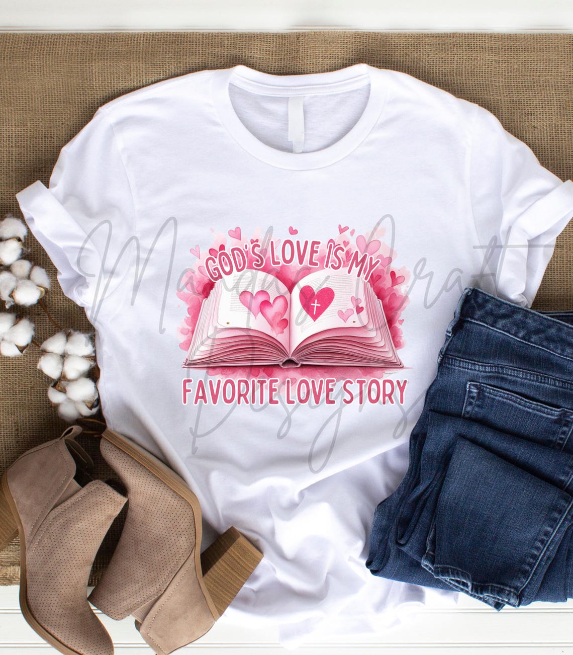 God's Love is My Favorite Love Story- Digital Download -PNG - Etsy