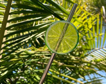 Lime Green Straw | Etsy