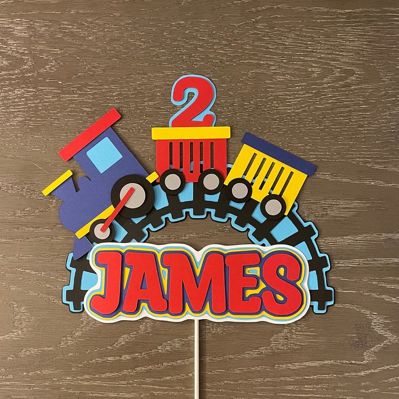 Train Cake Topper - Etsy