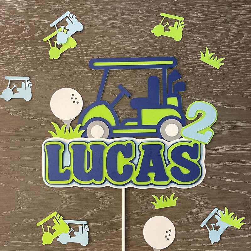 Golf Cake Topper - Etsy