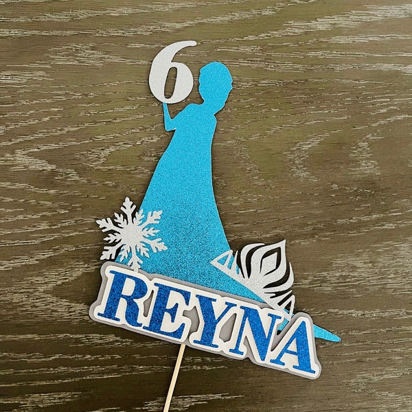 Elsa Cake Topper - Etsy Canada