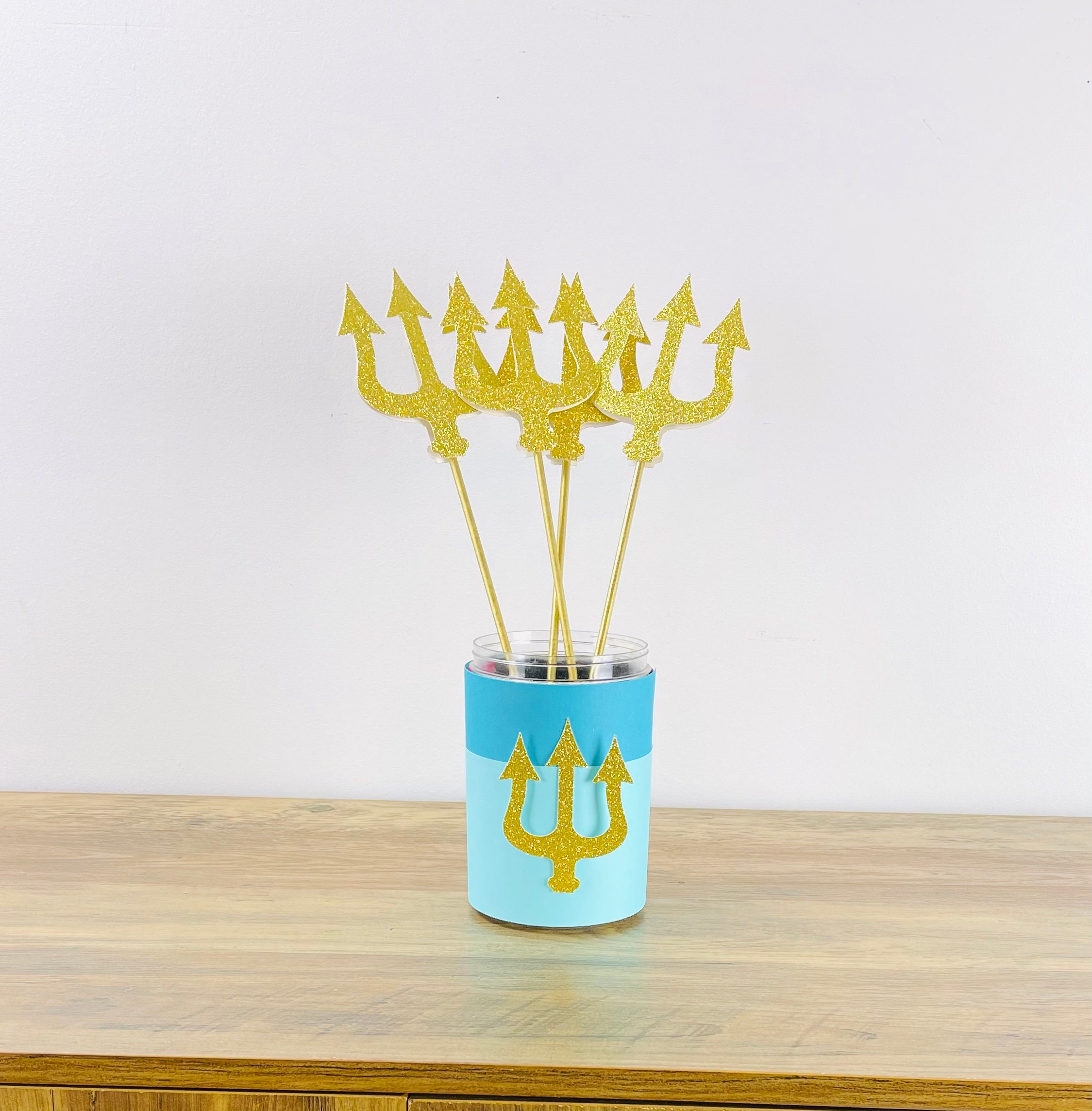 Mermaid Birthday Trident Wands, Under the sea Party Tirdents