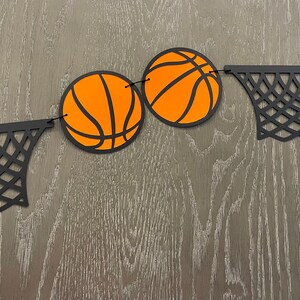 Basketball Garland, Sports Birthday Decorations, Basketball Birthday ...
