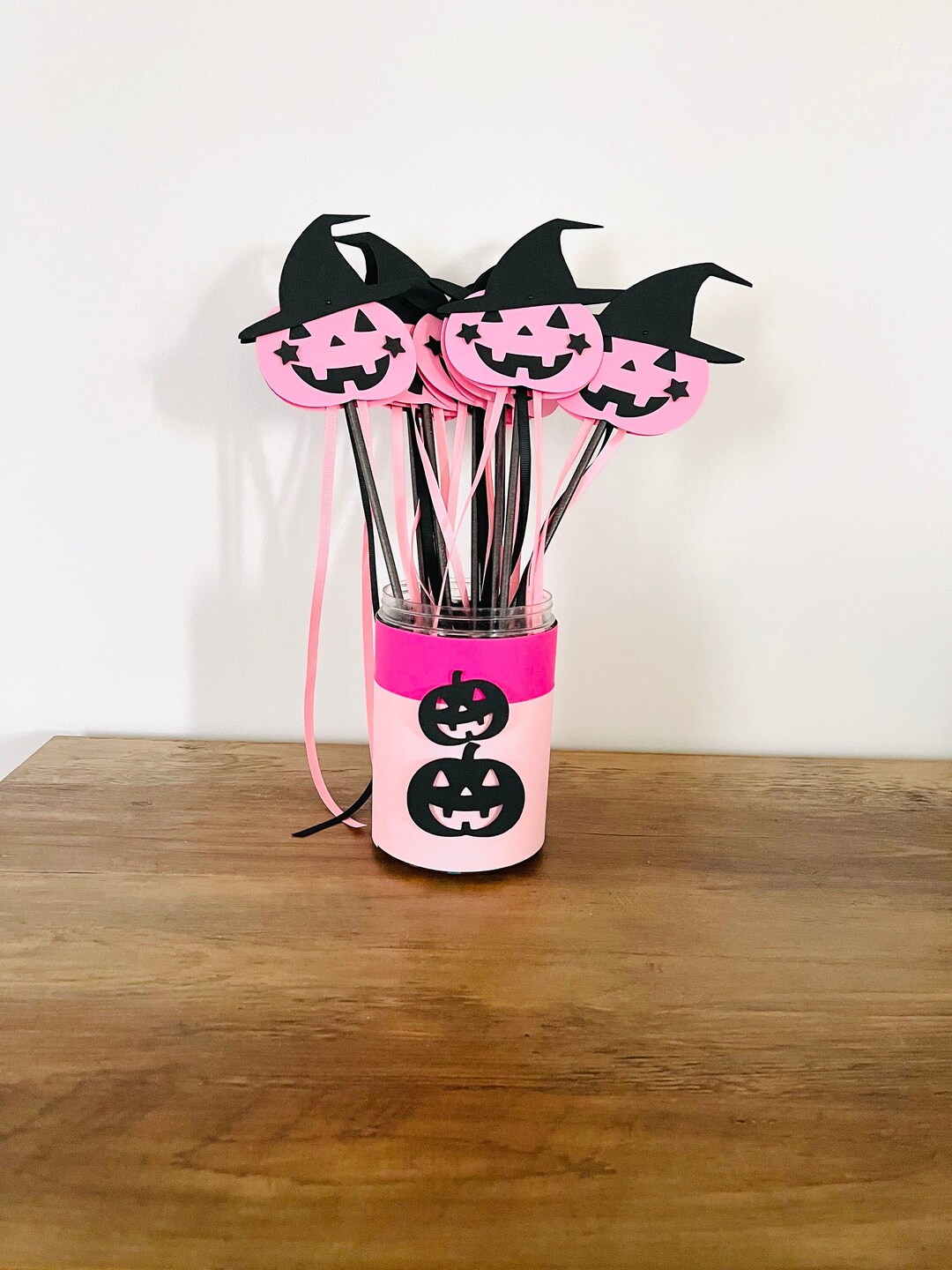 Pink Halloween Wands, Pink Halloween Party Favours - Etsy