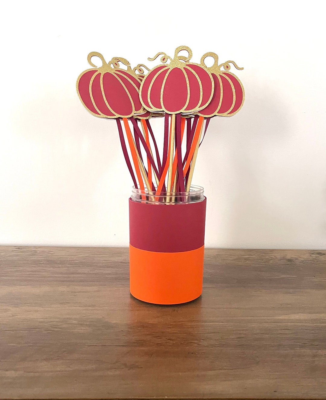 Fall Birthday Wands, Pumpkin Wands, Pumpkin Party Favors - Etsy UK