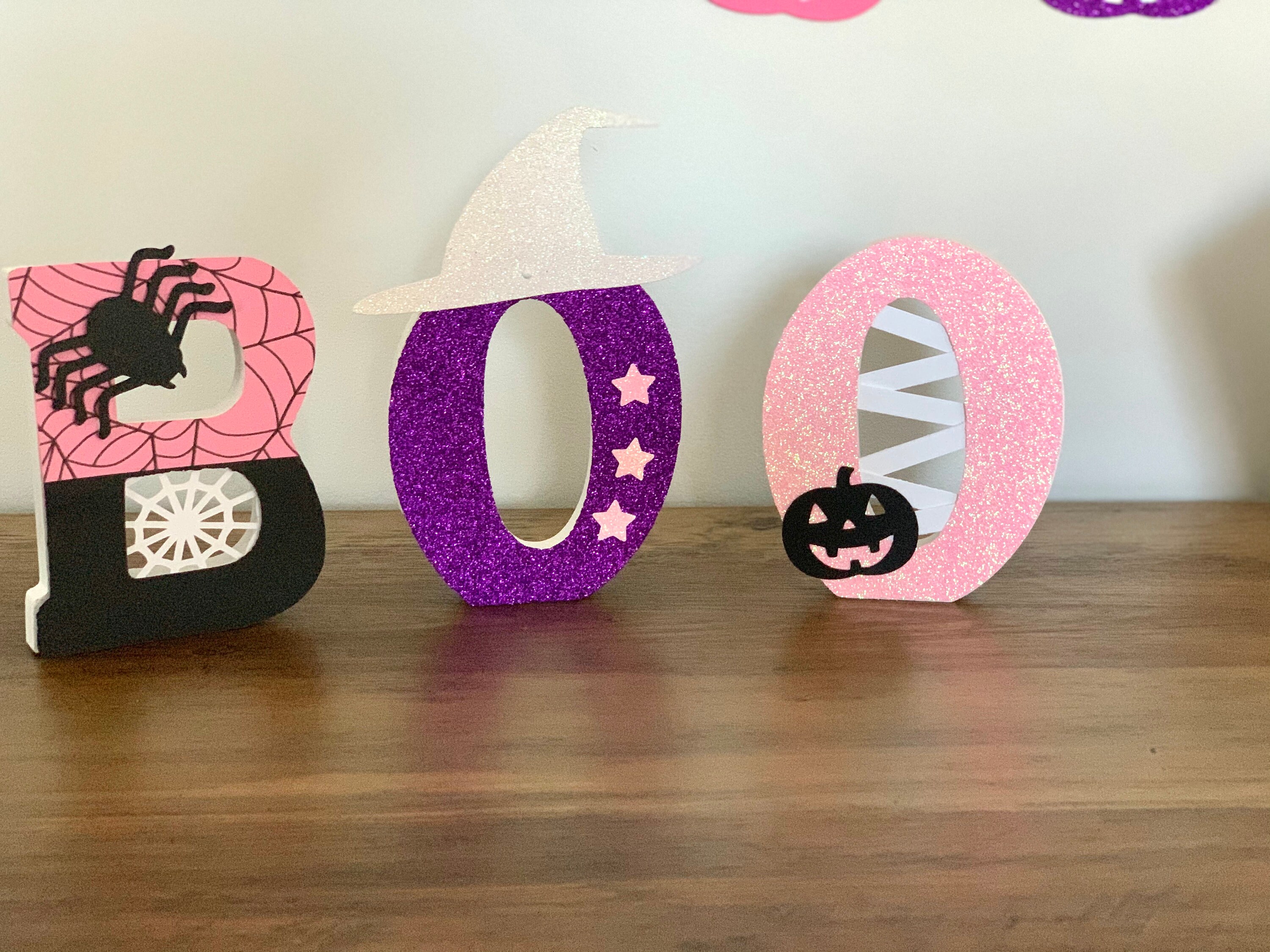 BOO Halloween Letters BOO Standing Letters BOO Sign | Etsy