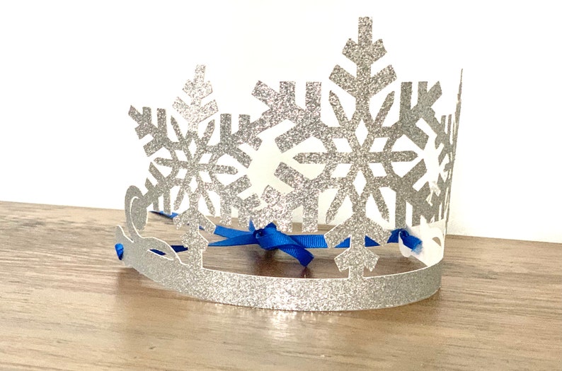 Snowflake Crown Frozen Party Crown Winter Wonderland - Etsy Canada