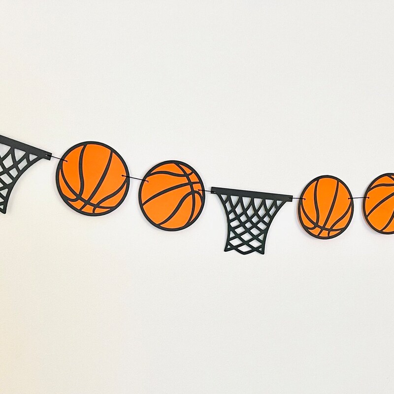 Basketball Garland - Etsy