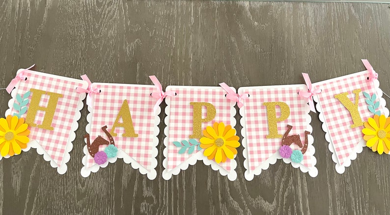 Spirit Riding Free Birthday Banner Horse Birthday Party | Etsy