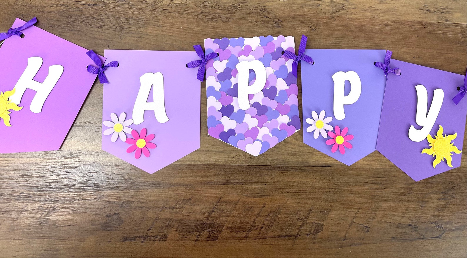 Tangled Birthday Banner Rapunzel Birthday Party Banner | Etsy