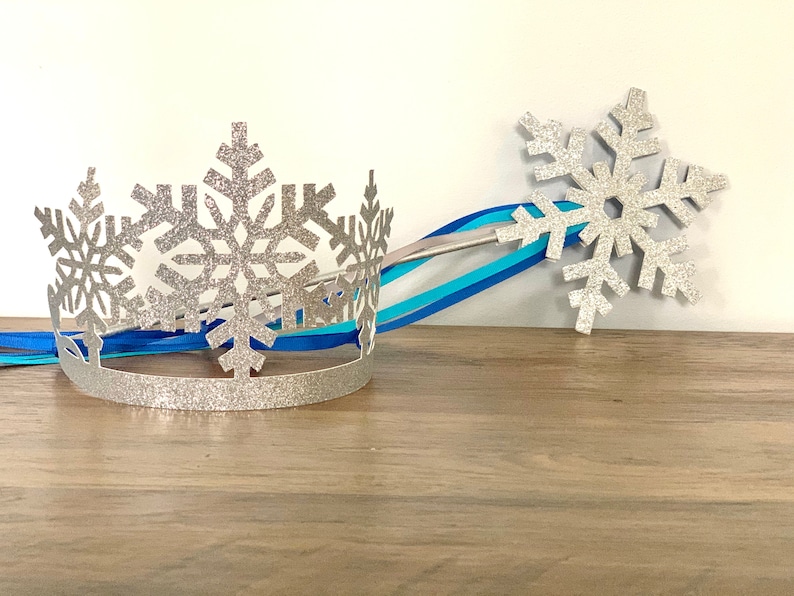 Snowflake Crown Frozen Party Crown Winter Wonderland - Etsy Canada