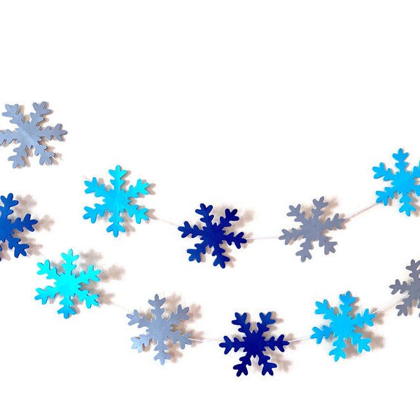 Snowflake Garland - Etsy