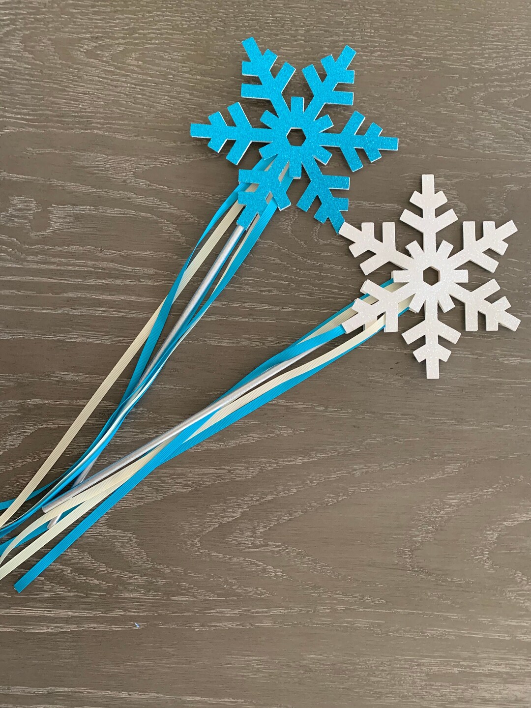 Snowflake Wands, Frozen Party Wands - Etsy