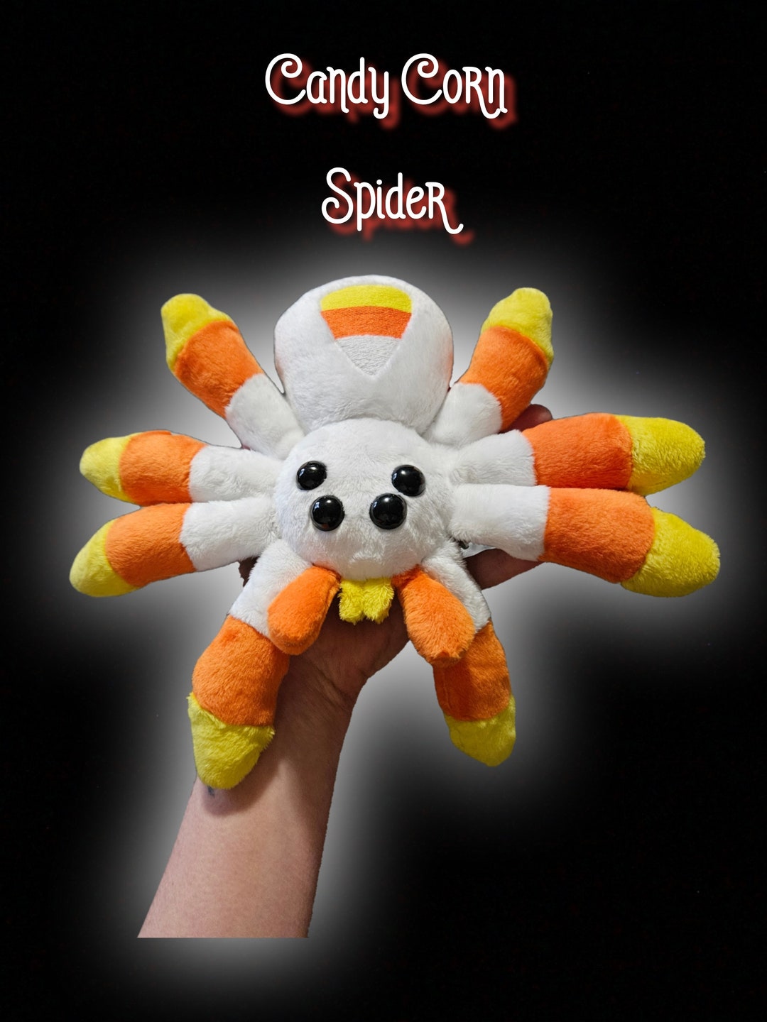 Candy Corn Spider Plush - Ready to Ship!!! - Etsy