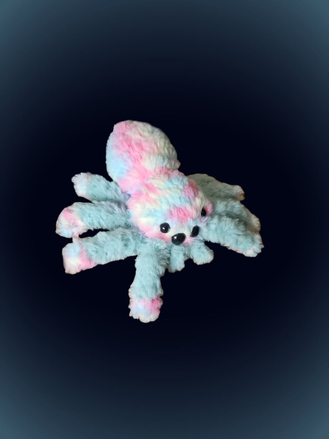 Cotton Candy Spider Plush Toy Ready to Ship - Etsy
