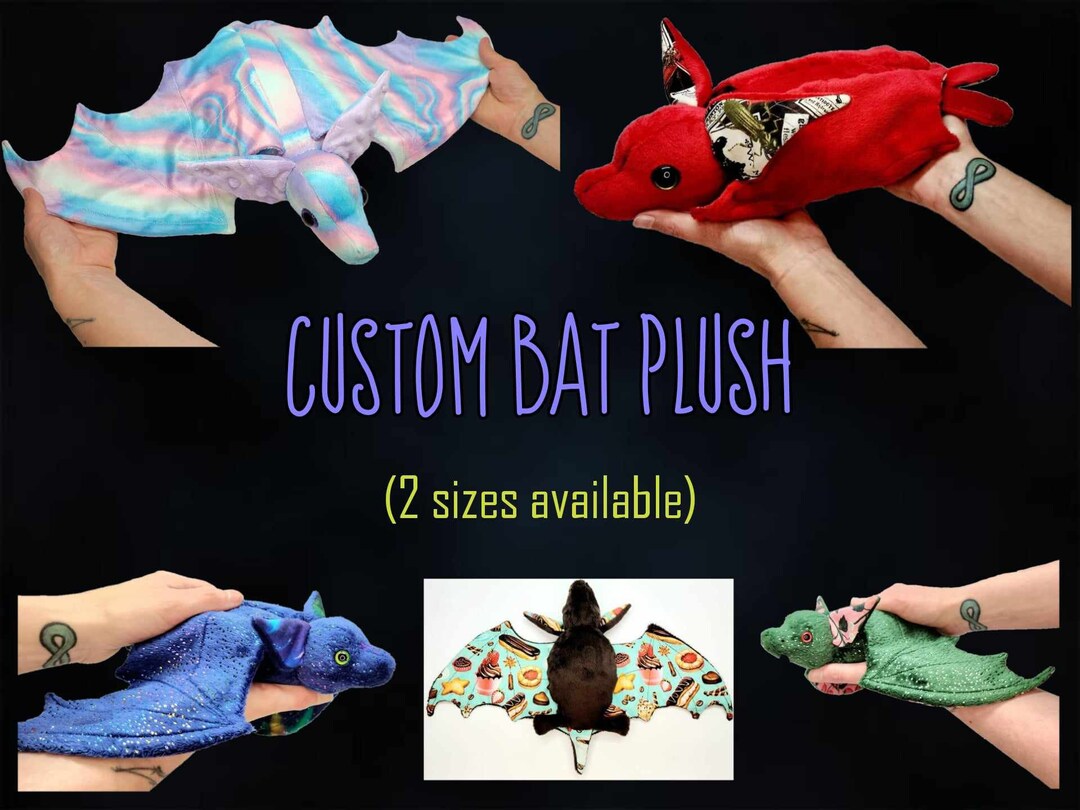 Custom Bat Plush - Etsy