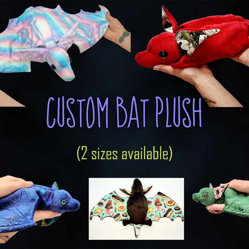 Bat Plush - Etsy