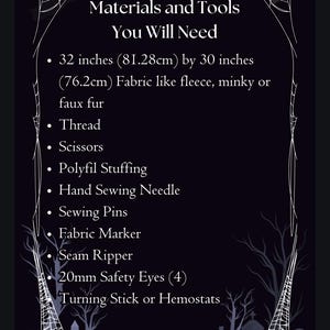 Giant Spider Plush Sewing Pattern - PDF Only - Not a Physical Item - Etsy