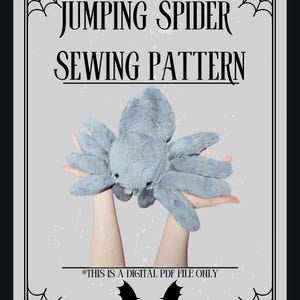 Jumping Spider Sewing Pattern - PDF Only - Not a Physical Item - Etsy