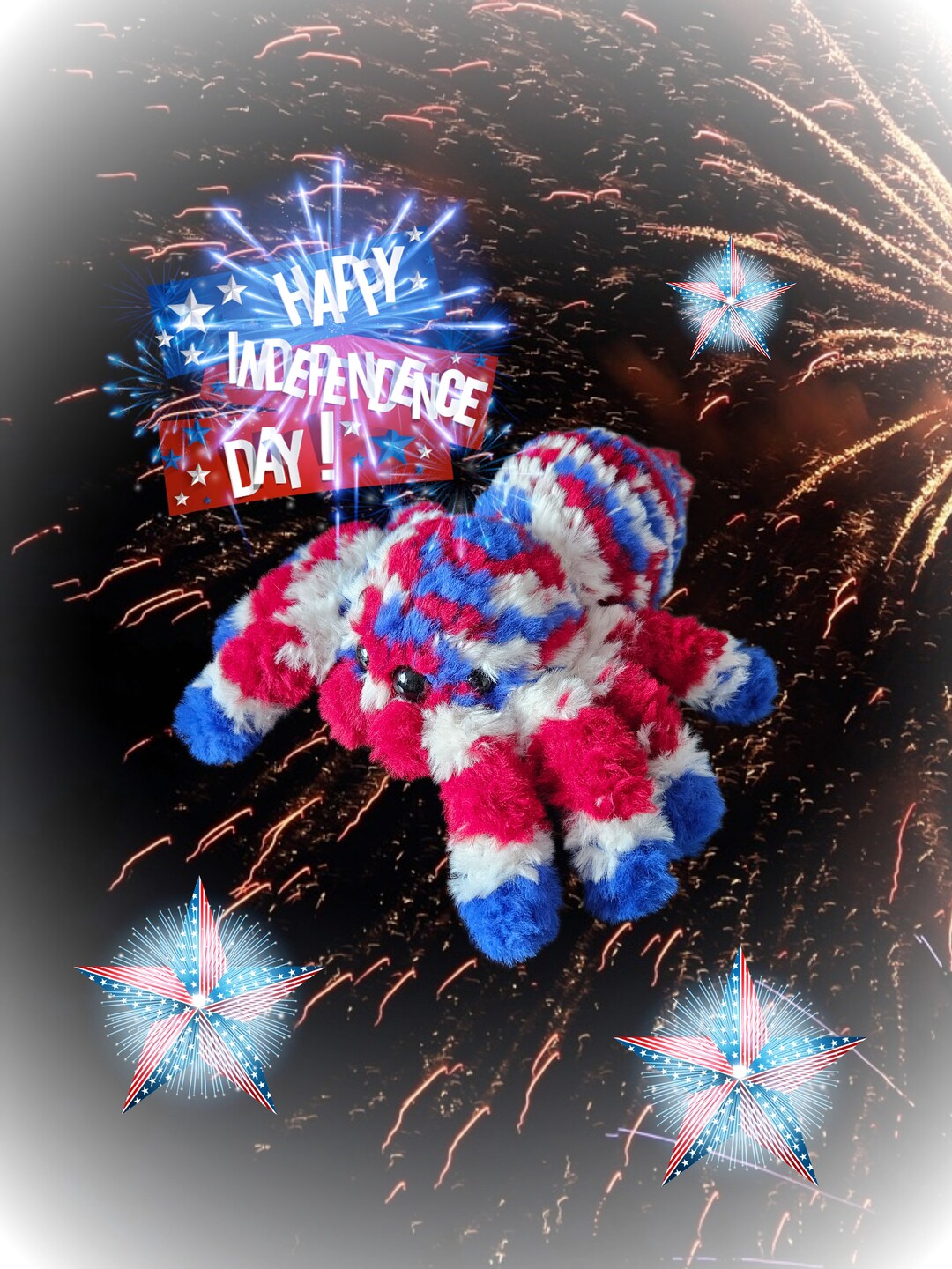 Uncle Sam Spider Plush Toy Ready to Ship - Etsy