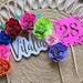 Fiesta Cake Topper | Papel Picado Topper | Flower Cake Topper | Cinco ...