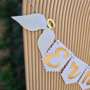 Happy Heavenly Birthday Banner | in Memory of Banner | Memorial Banner ...