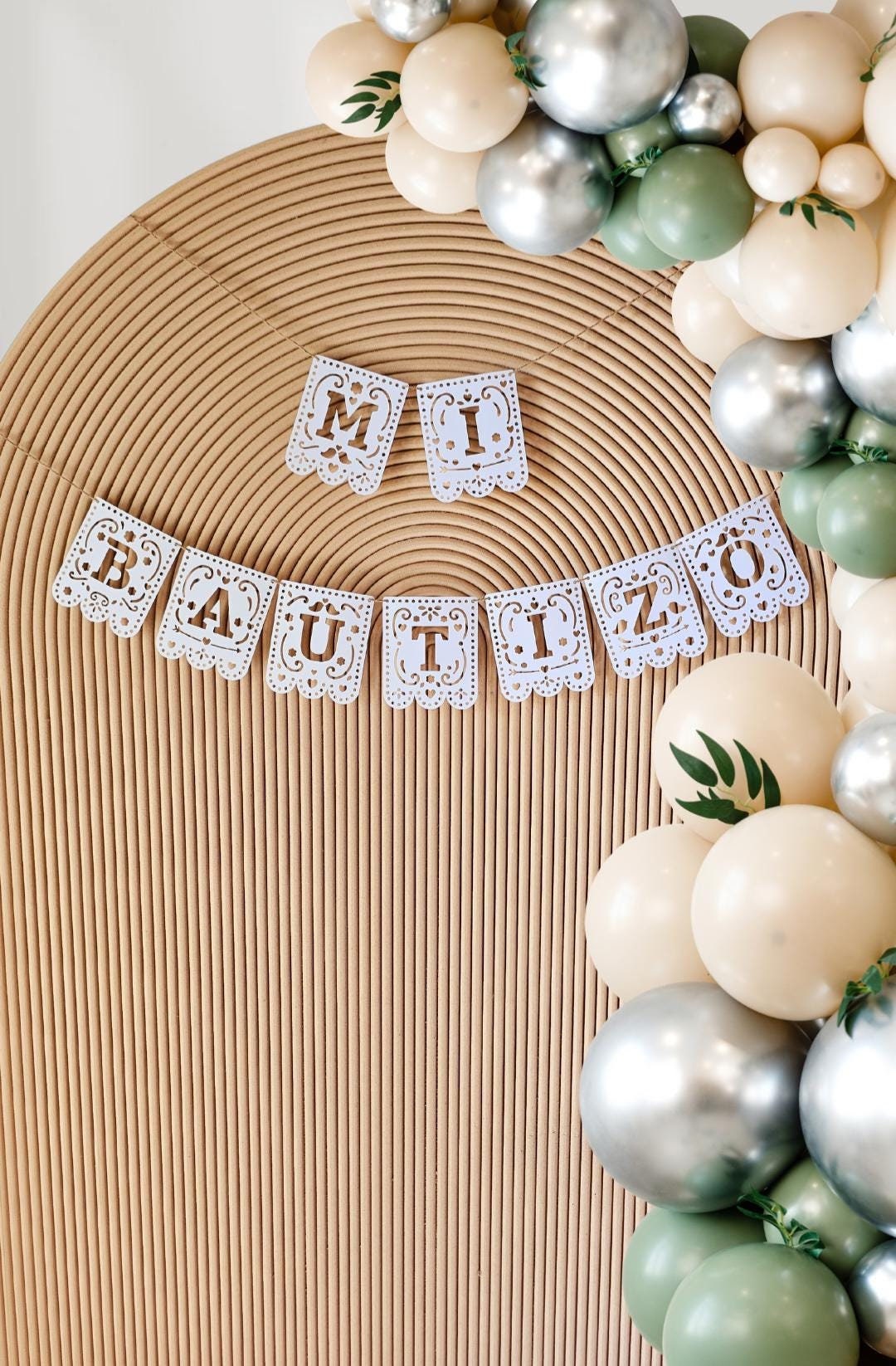 Cielito Lindo Baptism, Baby Shower, Gender Reveal/whitepapel Picado ...