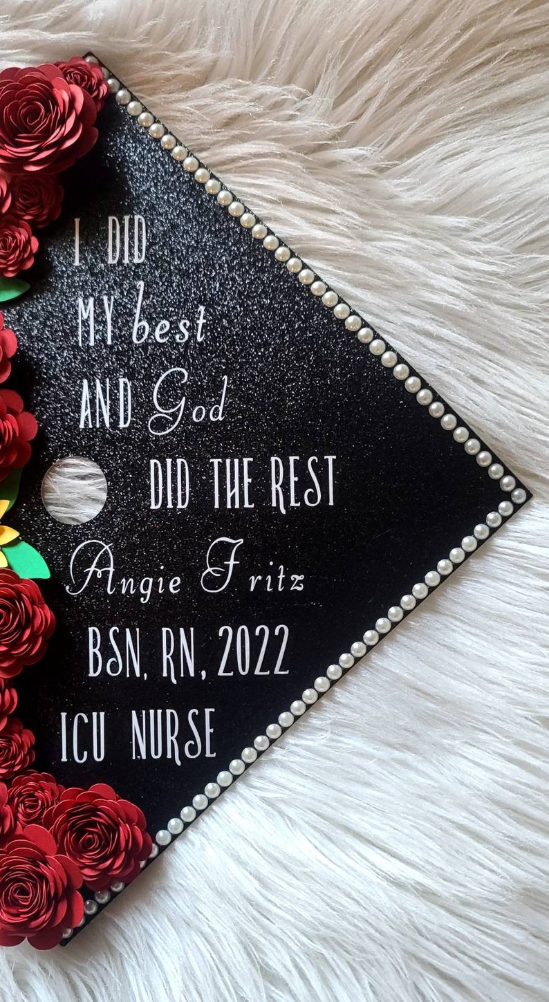 Graduation Cap Topper Custom/ Personalize Grad Topper/ - Etsy
