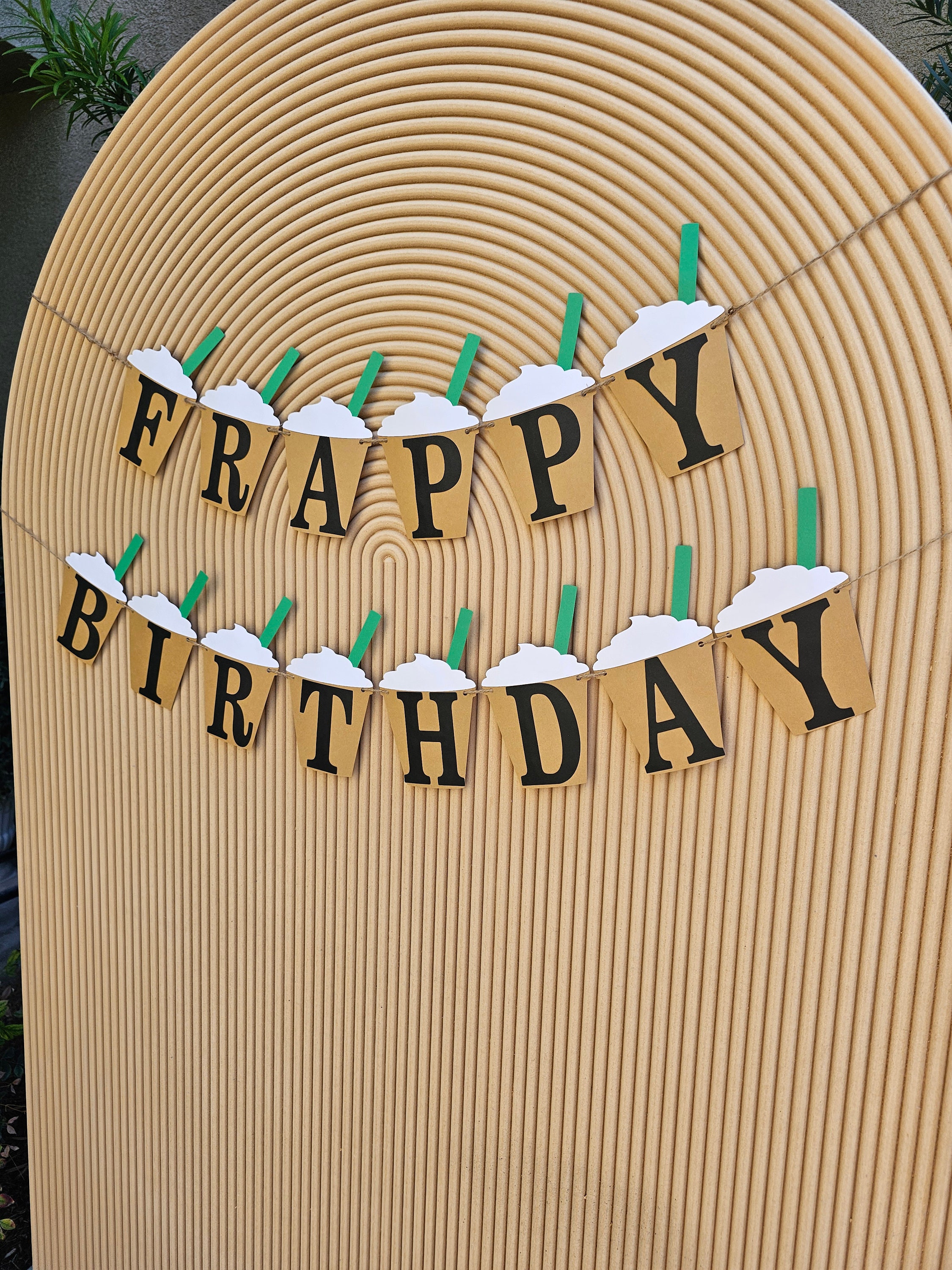 Frappy Birthday Banner | Frappe Birthday Banner | Coffee Theme ...