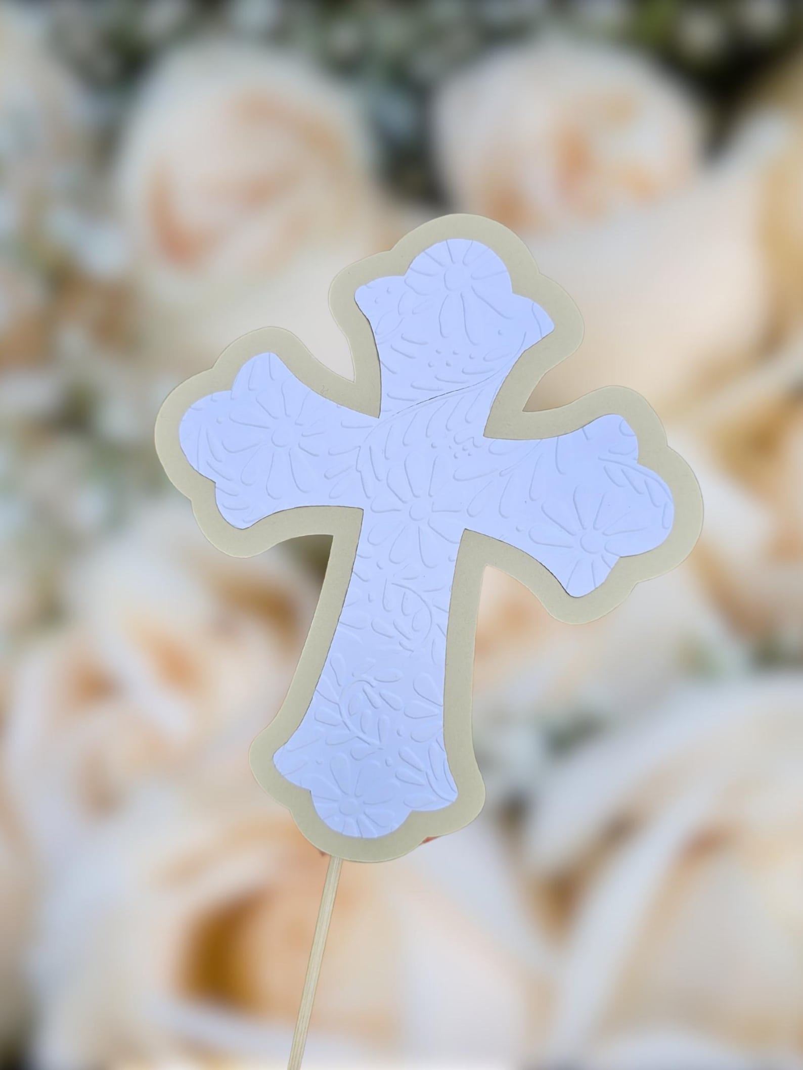Cielito Lindo Baptism/ Cross Centerpiece Pick Topper Baby Shower ...