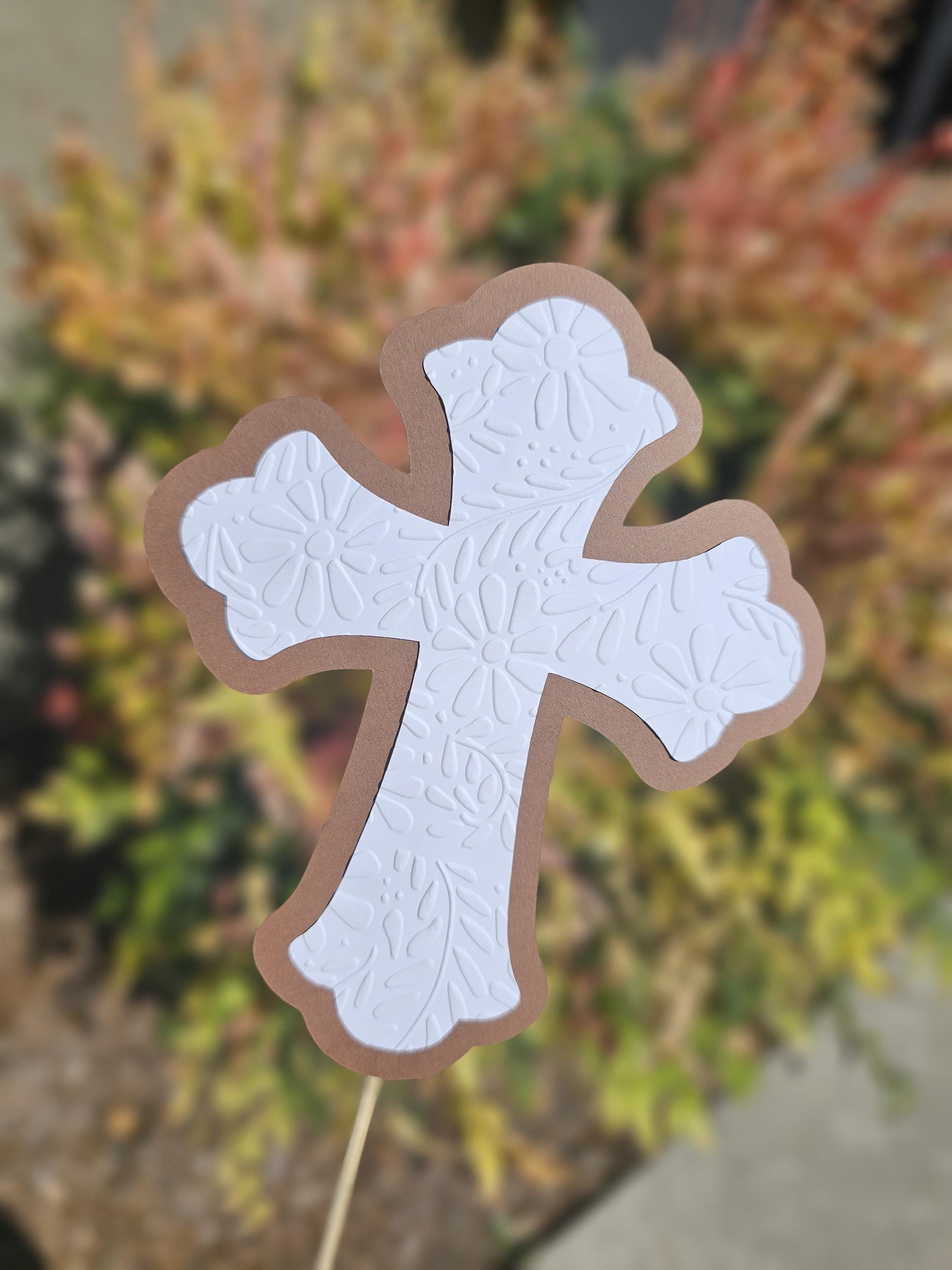 Cielito Lindo Baptism/ Cross Centerpiece Pick Topper Baby Shower ...