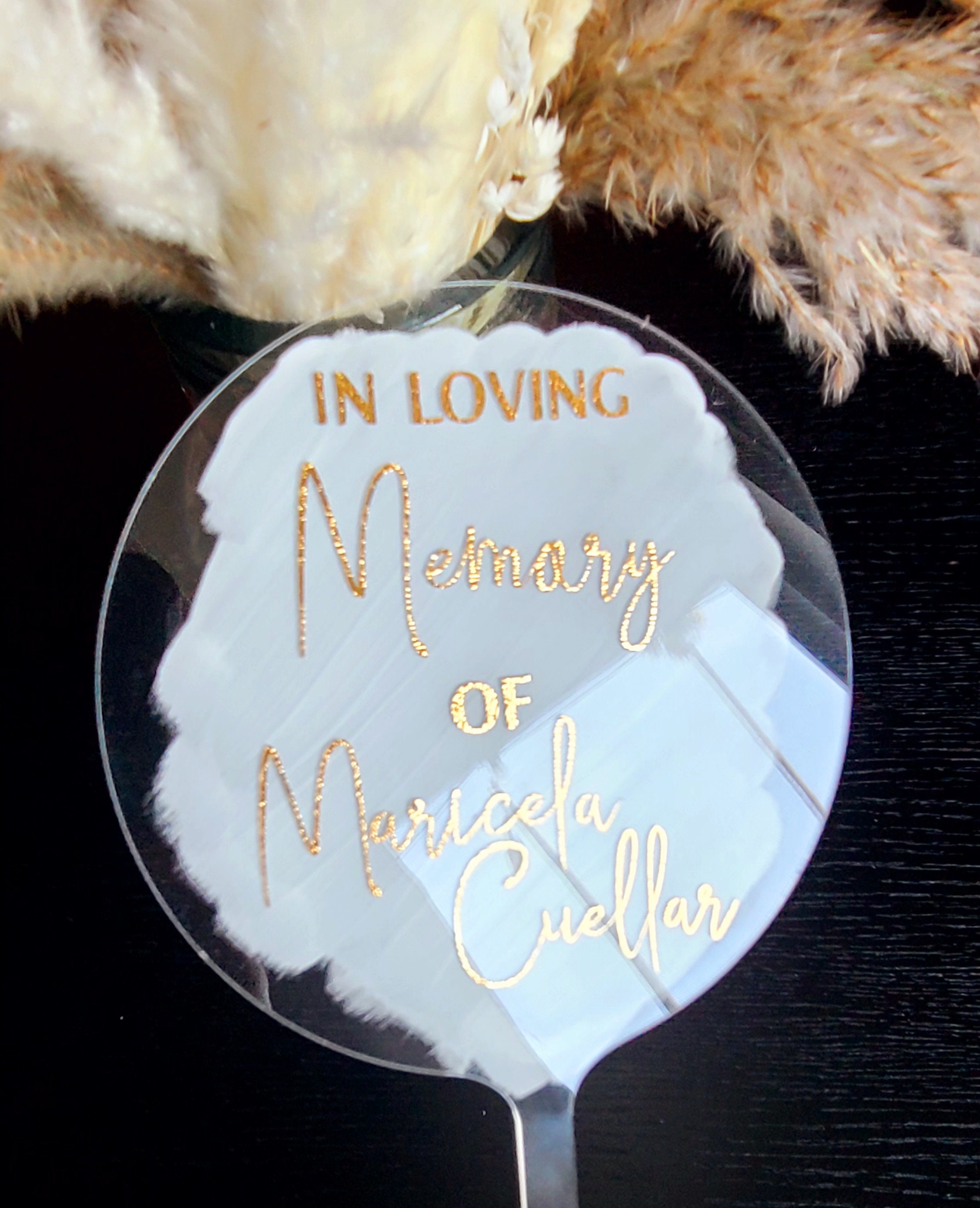 In Loving Memory Cake Topper | in Memory of Cake Topper | Memorial Cake ...