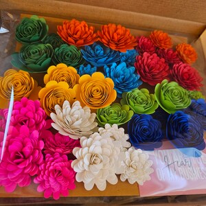 Mini Paper Flowers, Rolled Paper Flowers, Mini Roses, Flowers for Cap ...