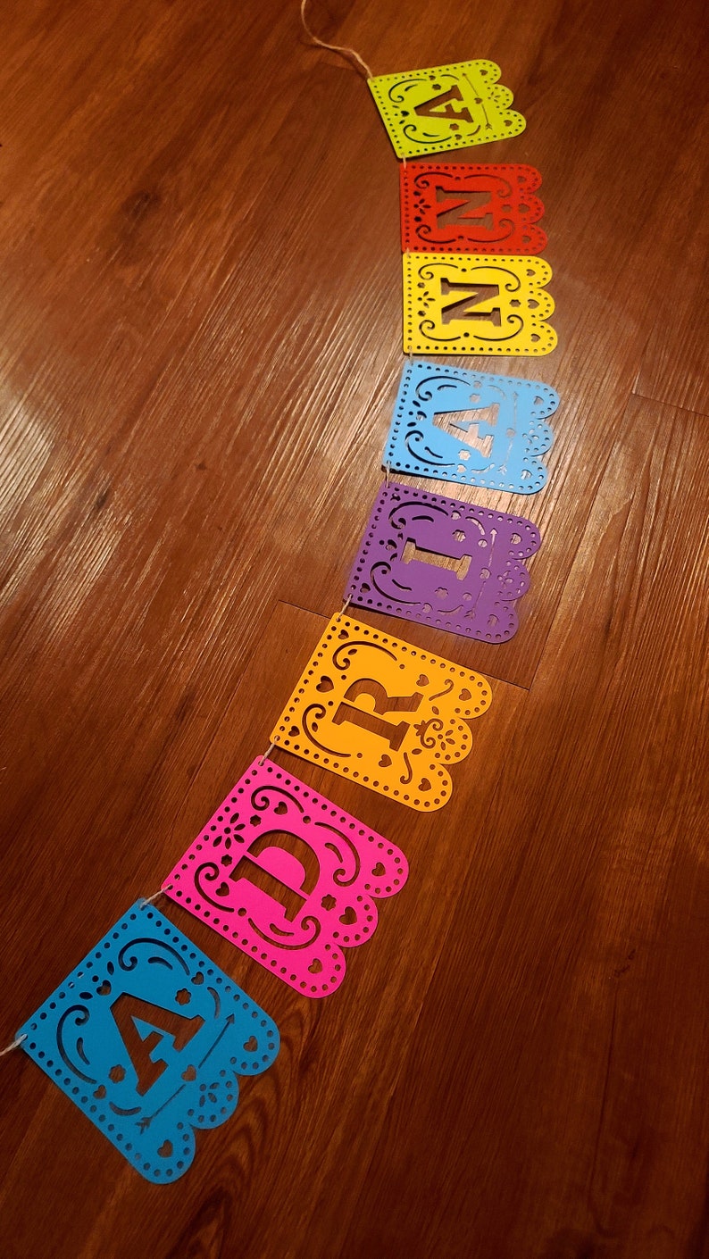 Personalized Papel Picado Fiesta Banner/ Final Fiesta Bachelorette ...