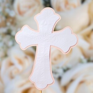 Cielito Lindo Baptism/ Cross Centerpiece Pick Topper Baby Shower ...