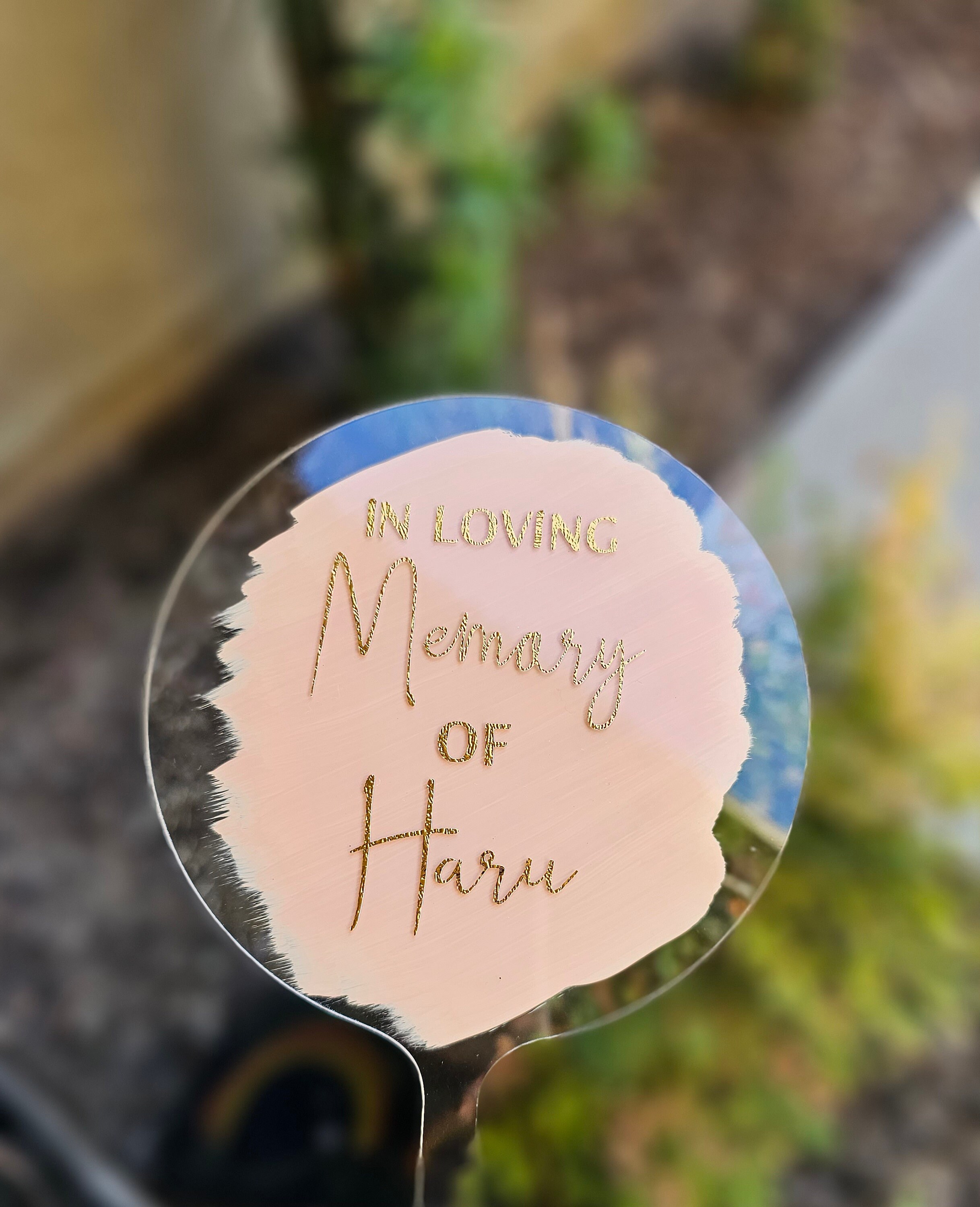 In Loving Memory Cake Topper | in Memory of Cake Topper | Memorial Cake ...