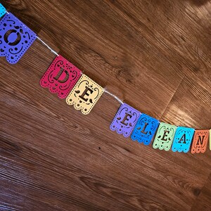 Personalized Mini Papel Picado Banner Banner / Day of the Dead ...