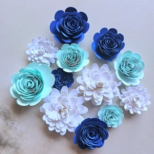 Mini Paper Flowers, Rolled Paper Flowers, Mini Roses, Flowers for Cap ...