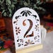 White Papel Picado Table Numbers Topper/ Mexican Aesthetic Table ...
