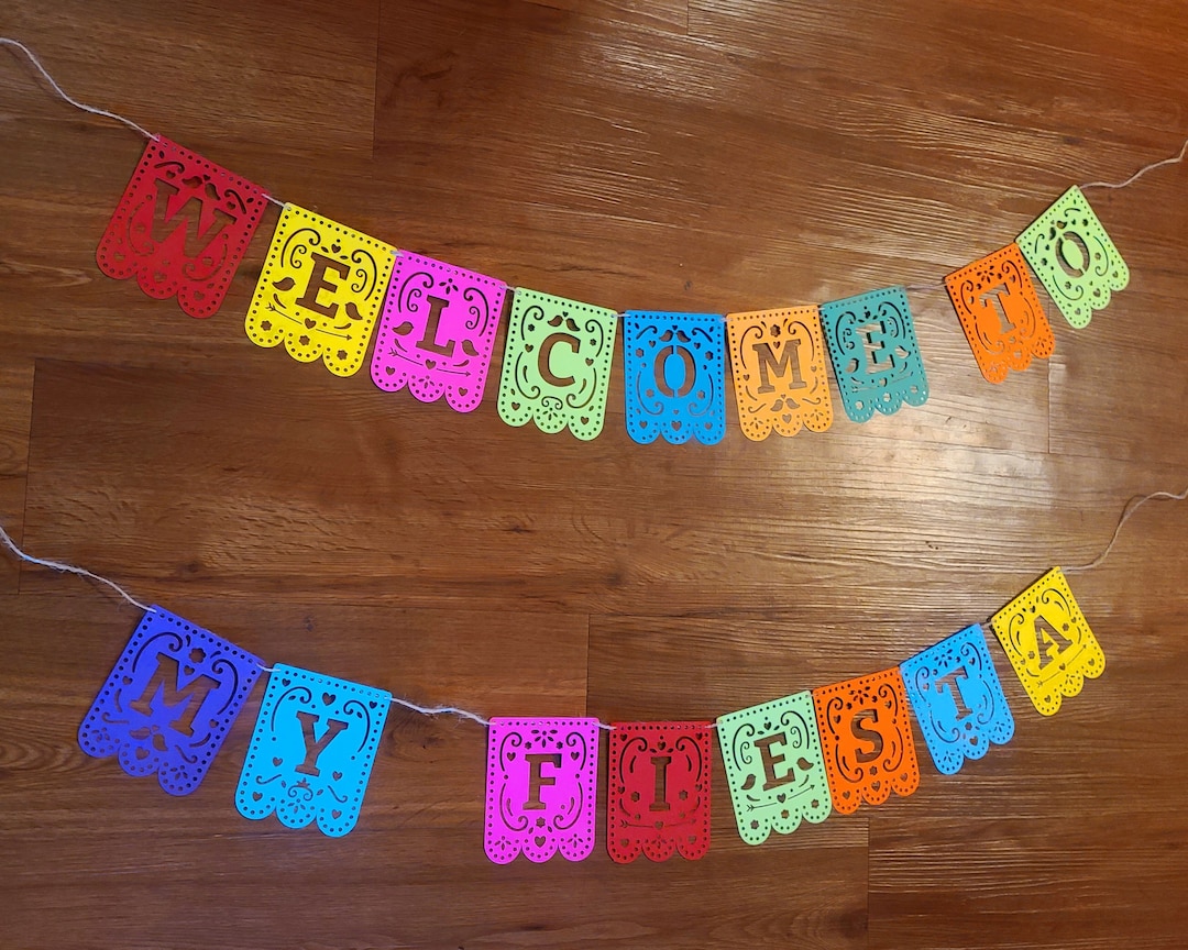 Personalized Papel Picado Fiesta Banner/ Final Fiesta Bachelorette ...