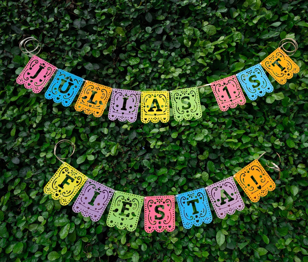 Personalized Papel Picado Fiesta Banner/ Final Fiesta Bachelorette ...