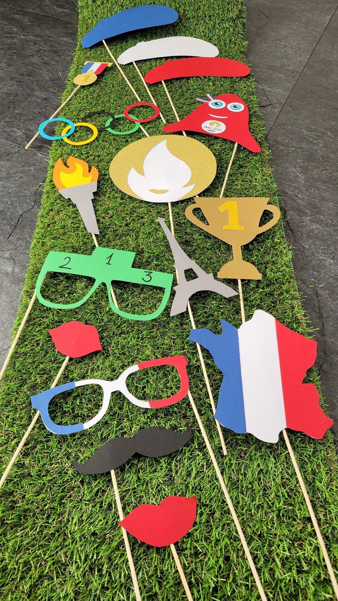 Paris 2024 Olympic Games Theme Photobooth Accessories, Olympic Games ...