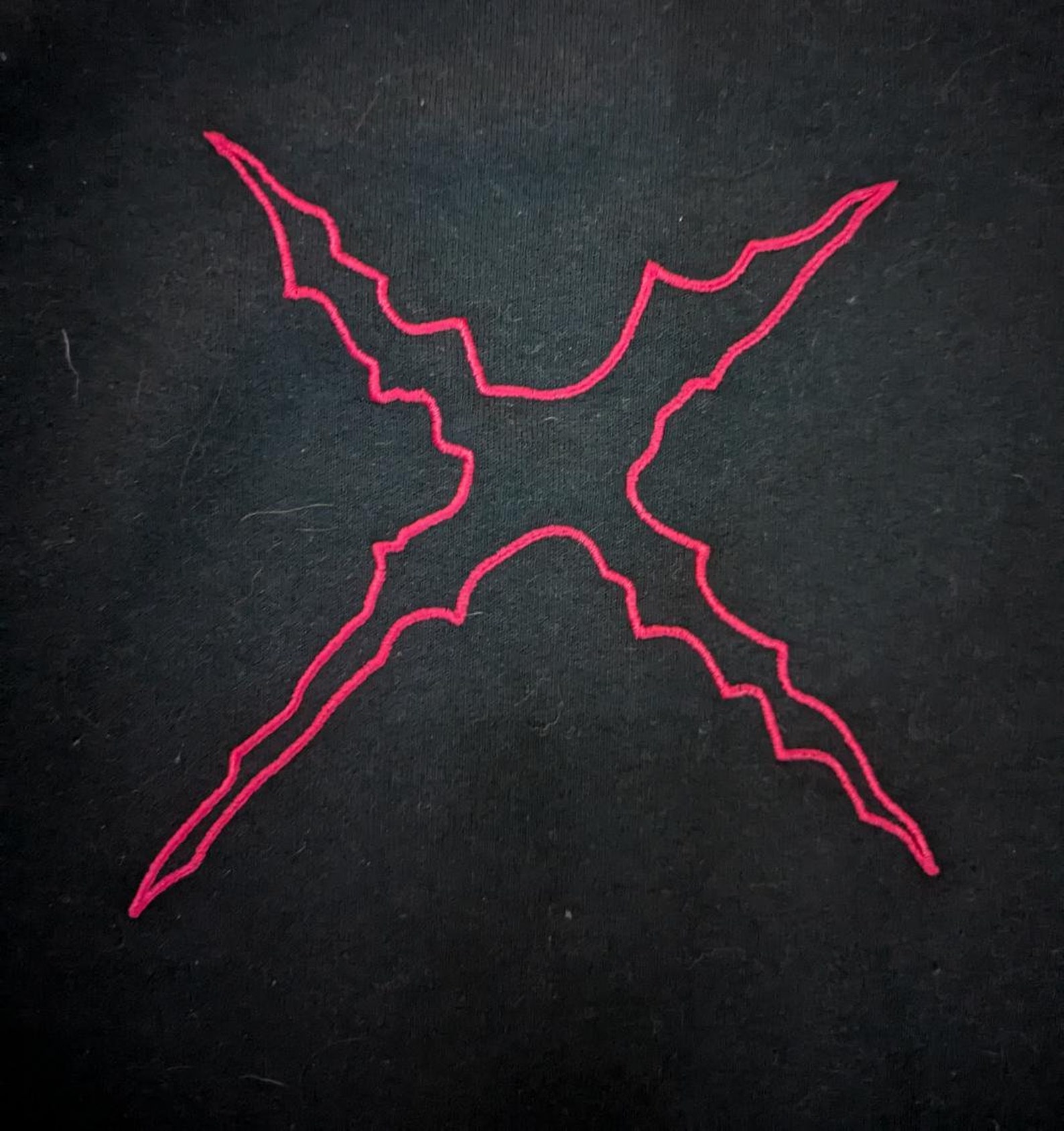 Luffy Scar Outline Digital Embroidery File One Piece Anime Inspired 5in ...