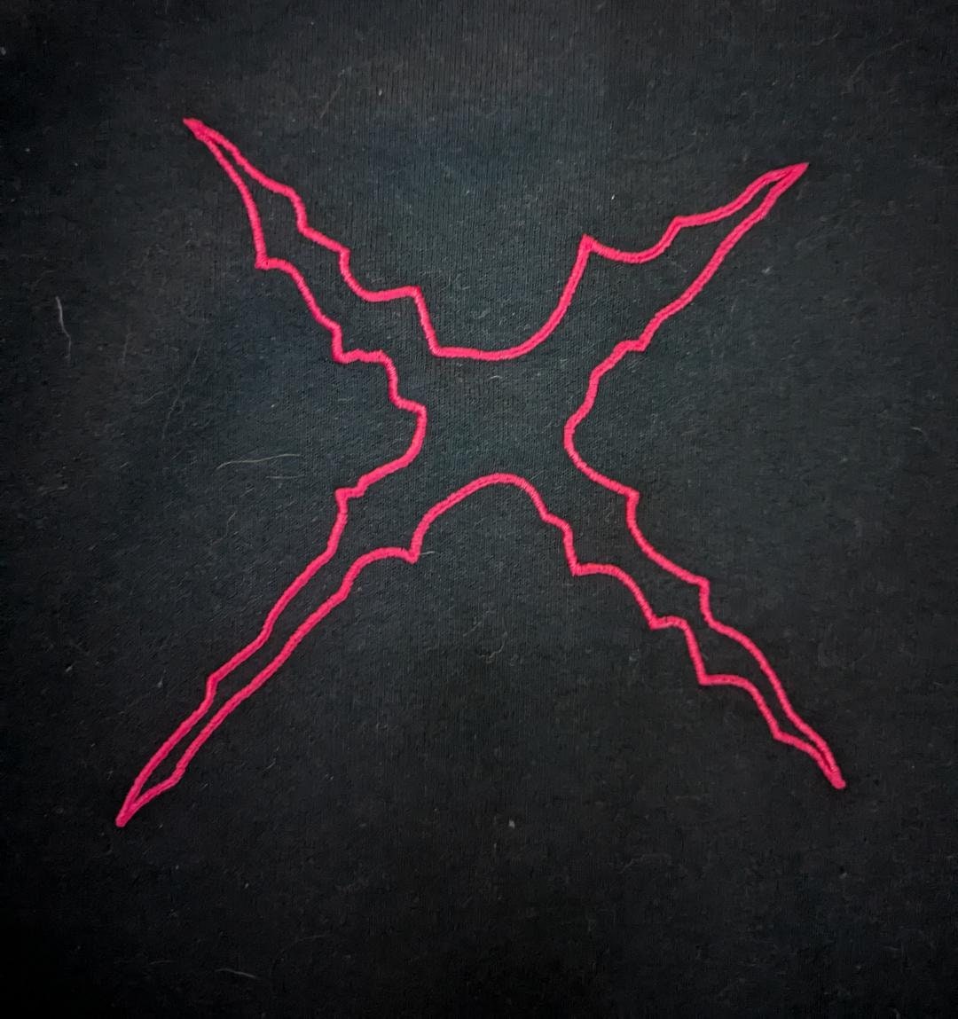 Luffy Scar Outline Digital Embroidery File One Piece Anime Inspired 5in ...