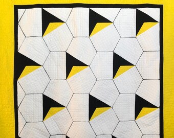 Bee Hive Quilt Pattern Applique Bees Hive Flowers With Pieced - Etsy