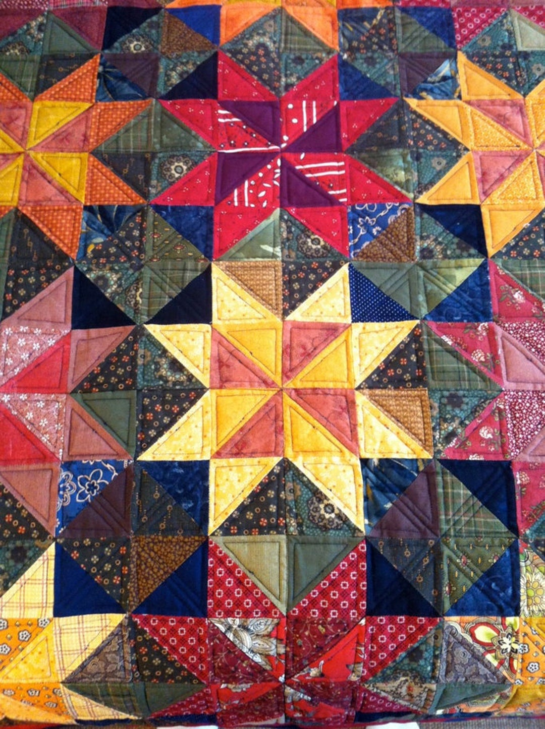 Autumn Sunset Quilt Pattern W/ Video Tutorial - Etsy