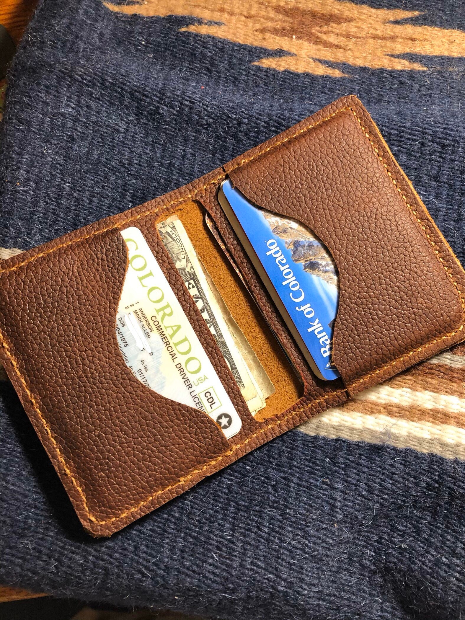 RIO BRAVO Oil Tanned Leather Wallet | Etsy