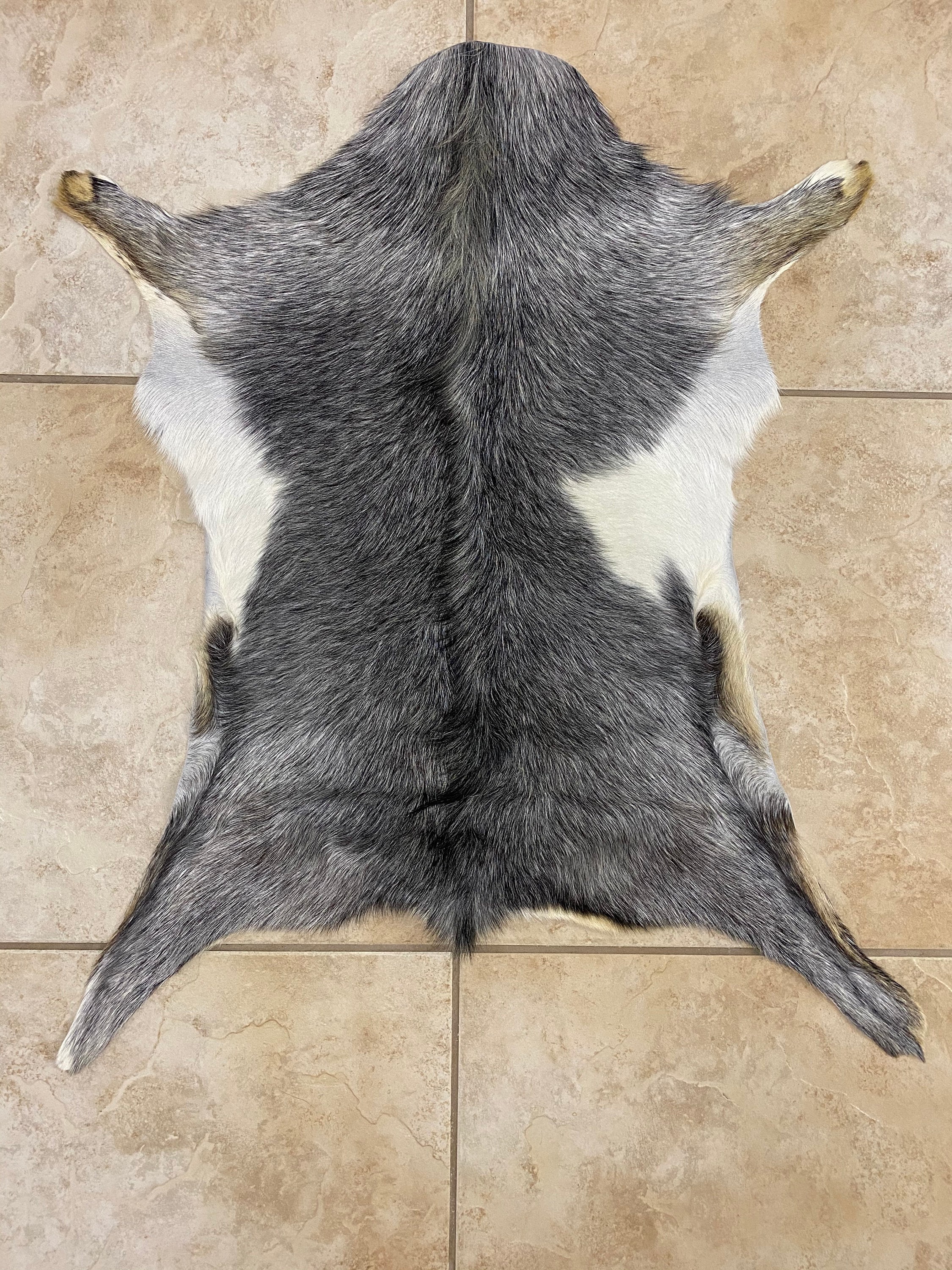 Exotic Goatskin Hide, Genuine Leather Rug Exact Goat Skin You Will Be ...