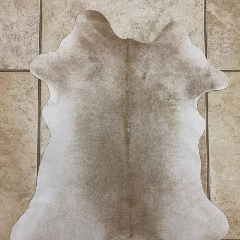 White Cowhide Rug - Etsy