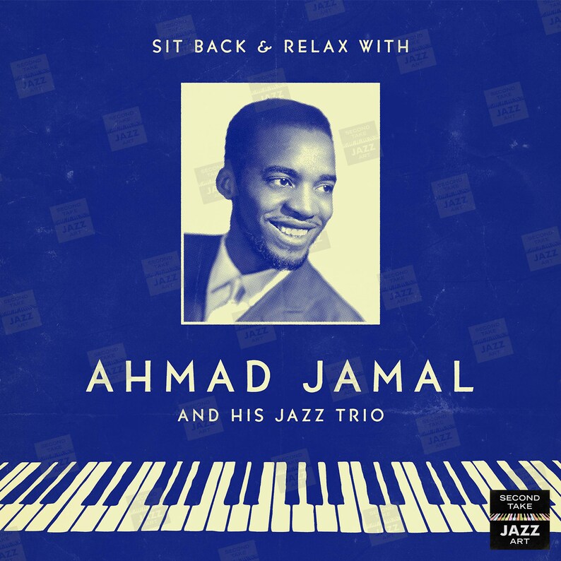 Ahmad Jamal Jazz Poster - at the Pershing - but Not for Me - Chicago ...
